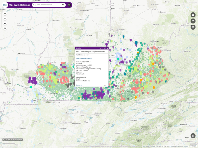 KGS Interactive Map Services - Kentucky Geological Survey